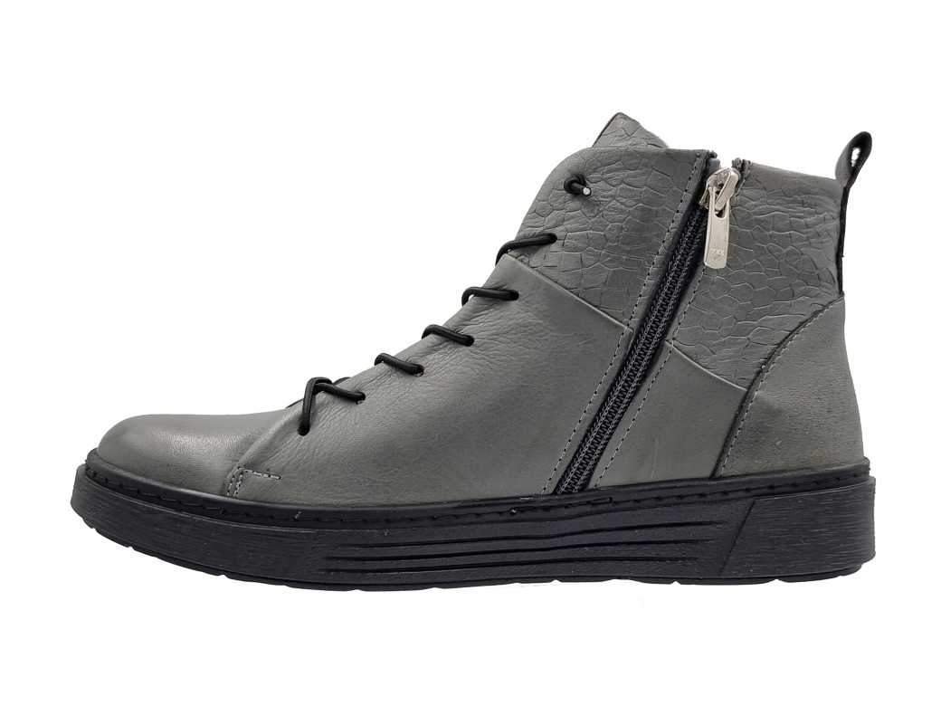 SAFE STEP 22505 Γκρι Γυναικεία Μποτάκια - papoutsomania.gr