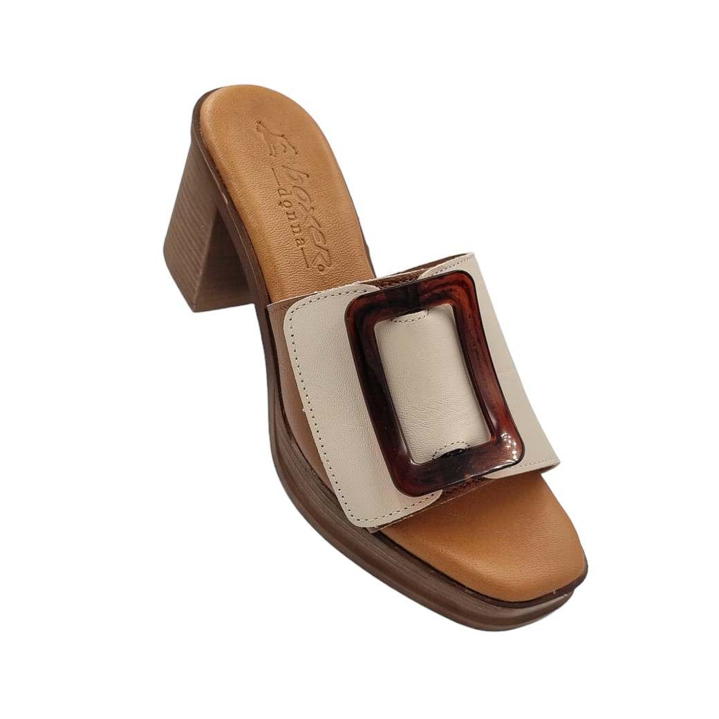 Boxer donna 97022 10-025 Μπεζ Mules | papoutsomania.gr
